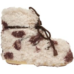 Moon Boot Moonboot Stiefel - Boots 'Icon Low Curly' - Gr. 39 (EU) - in Beige - f&uuml;r Damen