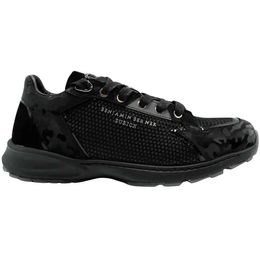 BENJAMIN BERNER Low-Top Sneaker - Black Reflective Camouflage Sneakers - Gr. 44 (EU) - in Schwarz - f&uuml;r Damen