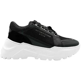 BENJAMIN BERNER Low-Top Sneaker - Black Matt Nappa Sneakers - Gr. 42 (EU) - in Schwarz - f&uuml;r Damen