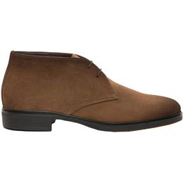 Santoni Low-Top Sneaker - Desert Boot - Gr. UK_10_5 - in Braun - f&uuml;r Damen