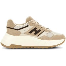 Hogan Low-Top Sneaker - Hi-Fi Sneaker - Gr. 36,5 (EU) - in Beige - für Damen