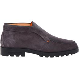 Santoni Loafer - Halfhoge Instapper - Gr. UK_8_5 - in Grau - f&uuml;r Damen