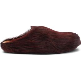 Marni Sandalen - Fussbett Sabot Burgundy - Gr. 39 (EU) - in Rot - f&uuml;r Damen