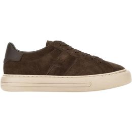 Hogan Low-Top Sneaker - Sneakers Brown - Gr. US_6_5 - in Schwarz - f&uuml;r Damen