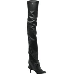 The Attico Stiefel - Robin Otk Thigh High 95mm - Gr. 37,5 (EU) - in Schwarz - f&uuml;r Damen