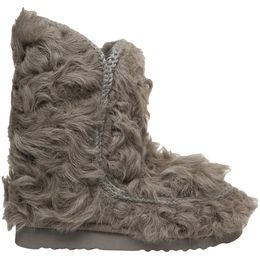 mou Stiefel - Boots 'Eskimo 24 Checkiang' - Gr. 39 (EU) - in Beige - f&uuml;r Damen