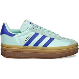 Adidas Low-Top Sneaker - Gazelle Bold W Clemin/lucblu/goldmt - Gr. US_5 - in Blau - f&uuml;r Damen