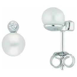 Paar Ohrhänger ADELIA ́S "1 Paar 925 Silber Ohrringe / Ohrstecker mit Zirkonia", silber, Ohrringe, Damen, Damen, Silber 925 (Sterlingsilber), 925 Sterling Silber mit Zirkonia Silberschmuck für Damen