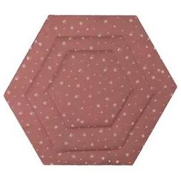 Laufgittereinlage fillikid "6-eck Jersey", rosa, Obermaterial: 100% Baumwolle. Füllung: 100% Polyester, Bettnestchen