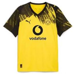 Trainingstop Puma "BVB HOME JERSEY REPLICA WITH SPONSOR", Herren, Gr. XXL, faster gelb, Puma schwarz, Web, Obermaterial: 100% Polyester, regular fit, Tops