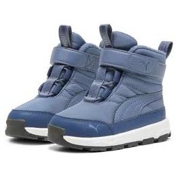 Winterboots Puma "EVOLVE BOOT AC+ INF", Kinder, Gr. 24, inky blau, persian blau, Puma weiß, Textil, sportlich, Schuhe, Snowboots, Winterstiefel, Winterschuhe, für Kinder
