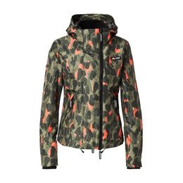Superdry Jacke Damen Größe L khaki / dunkelgrün / koralle