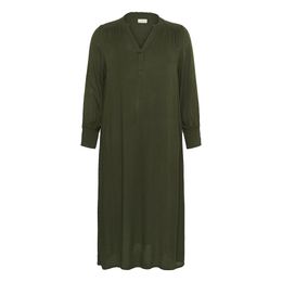 Kaffe CURVE Kleid 'Miriam' Damen Größe 52 dunkelgrün Winterkleid