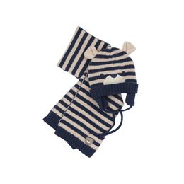 Chicco Set M&uuml;tze & Schal Gr&ouml;&szlig;e XS beige / navy
