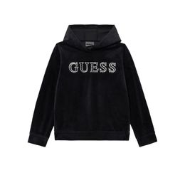 Guess Sweatshirt M&auml;dchen Gr&ouml;&szlig;e 122 schwarz / silber