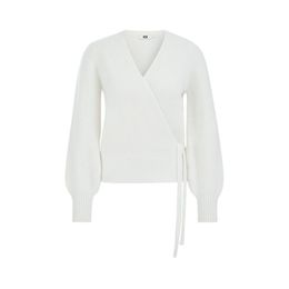 WE Fashion Knit Cardigan female White size XXXL