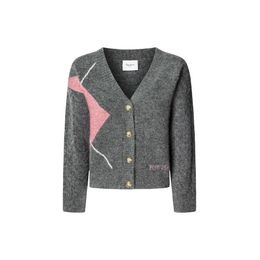 Pepe Jeans Knit Cardigan 'Cecily' female Grey size XS