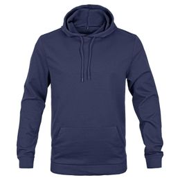 Hoodie French Terry navy, Gr&ouml;&szlig;e XS