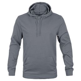 Hoodie French Terry grau, Gr&ouml;&szlig;e XS