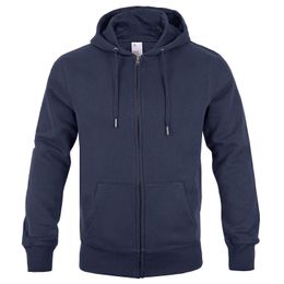 King Zipped Sweat Hoodie navy, Gr&ouml;&szlig;e XS