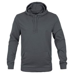 Hoodie French Terry dunkelgrau, Gr&ouml;&szlig;e M