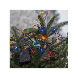STAR TRADING Lange Outdoor-Lichterkette ,Akku' mit Batterie +Timer, 80 Mini LEDs in | Gr.: onesize