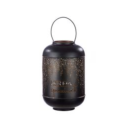 Gilde Windlicht Hereinspaziert schwarz - (H) 39cm | Gr.: onesize