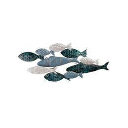Gilde Wandrelief Pesca dunkelblau, hellblau, weiß - (H) 30cm | Gr.: onesize