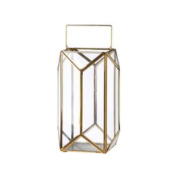Gilde Windlicht Cozy goldfarben - (H) 29cm | Gr.: onesize