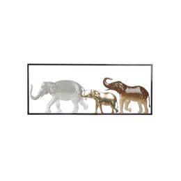 Gilde Wandrelief Savanne braun, goldfarben, grau - (H) 25cm | Gr.: onesize