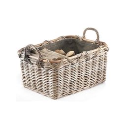 kobolo Kaminholzkorb FIREW 29291-33 in Grau | Gr.: onesize