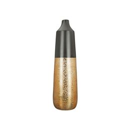 Gilde Flaschenvase Tomar goldfarben, schwarz - (H) 49cm | Gr.: onesize