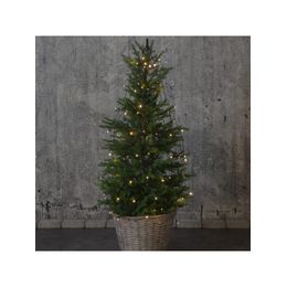 STAR TRADING Outdoor-Lichterkette ,Akku' mit Batterie + Timer, 8 Stränge, 64 Mini L | Gr.: onesize