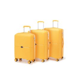 Wittchen SUITCASE SET in Yellow | Gr.: onesize