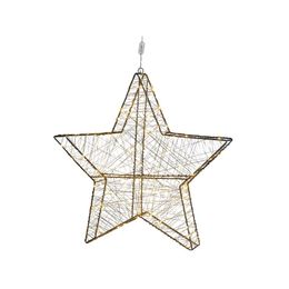 Beliani LED Deko KURULA in Silber - (W) 58 x (H) 58 x (L) 8 cm | Gr.: onesize