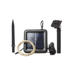 MARELIDA LED Solar Lichterkette Draht 100 LED L: 9,9m in silber | Gr.: onesize
