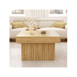 ABRIHOME Couchtische mit PB Tischplatte und MDF Basis, 79x79x46 cm | Gr.: onesize