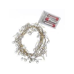 MARELIDA LED Lichterkette Diamant Cluster Dekogirlande mit Tropfen 100LED 1,2m in klar | Gr.: onesize