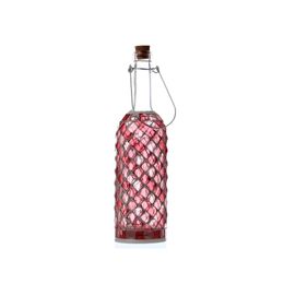 MARELIDA LED Flasche mit Mosaiksteinen H: 29,5cm in rosa | Gr.: onesize