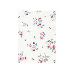 GreenGate Geschirrtuch ALASIE Weiß mit Blumen | Gr.: onesize