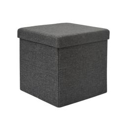 DuneDesign Sitzwürfel mit Stauraum Senja in Grau | Gr.: onesize