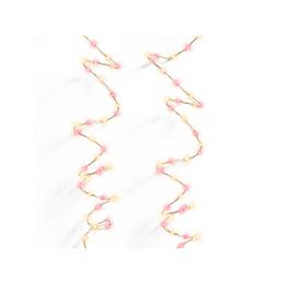 MARELIDA LED Drahtlichterkette B&uuml;schel 378LED pink bernstein 8 Funkt. L: 6m in gold | Gr.: onesize