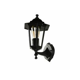 Licht-Erlebnisse Außen Wandlampe (B)17 x (H)36 cm in Schwarz | Gr.: onesize