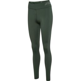 Hummel Leggings "Hmlte Fundamental" in Grün | Gr.: L