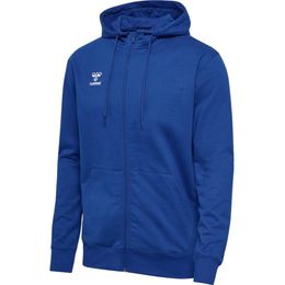 Hummel Trainingsjacke "Hmlgo 2.0 Zip Hoodie" in Blau | Gr.: XXL
