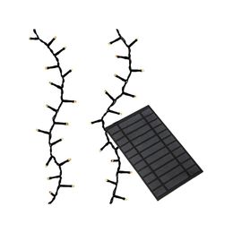 MARELIDA LED Solar Lichterkette 750 bernstein LED USB L: 16m in schwarz | Gr.: onesize