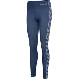 Hummel Leggings "Hmlmt Blaze" in Blau | Gr.: XS