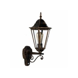Licht-Erlebnisse Außen Wandlampe (B)20.3 x (H)50.5 cm in Schwarz Kupfer | Gr.: onesize