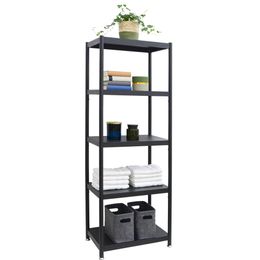 shelfr Industrial Style Metallregal Genk mit 5 Ebenen in Schwarz | Gr.: onesize