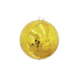 SATISFIRE Spiegelkugel 30cm Discokugel Mirrorball D: 30cm in gold | Gr.: onesize